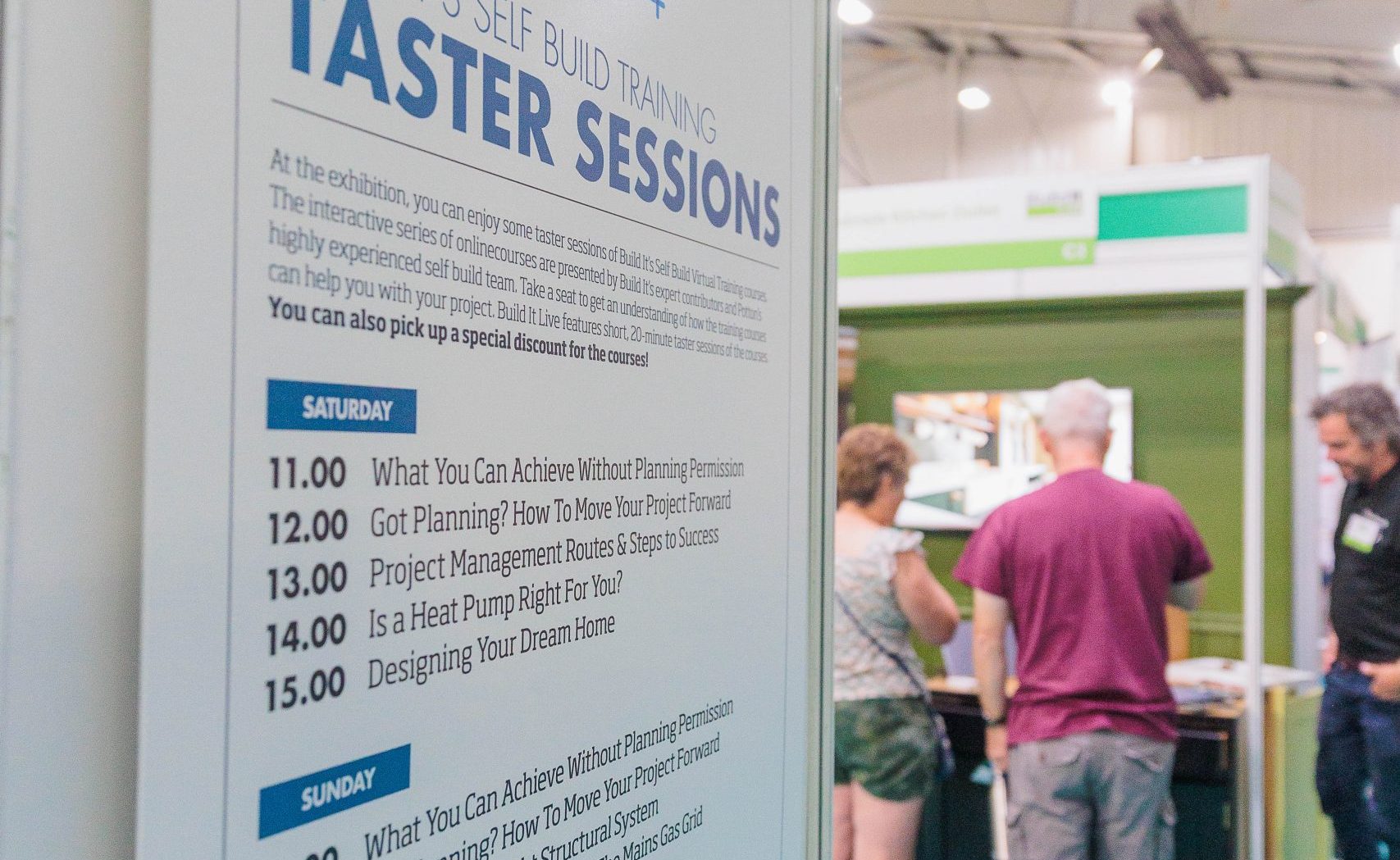 Self Build Training Sessions at Build It Live Build It Live 2026